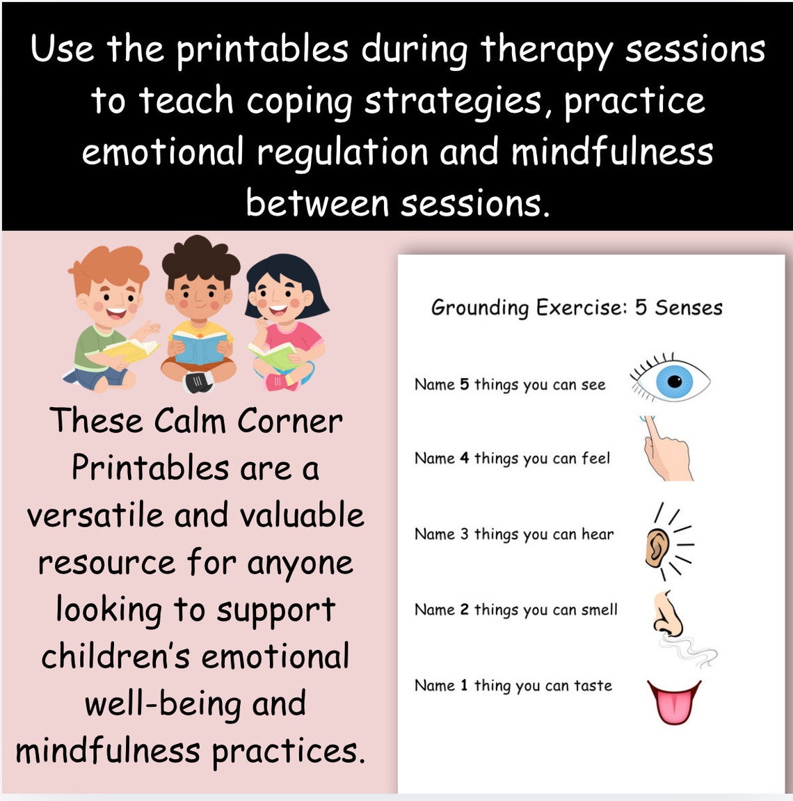 Kids Coping Skills Toolbox Social Emotional Learning Kit for Mental ...