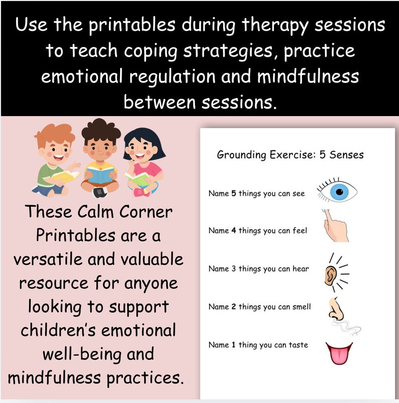 Kids Coping Skills Toolbox Social Emotional Learning Kit for Mental ...