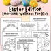 Easter Mental Health Coloring Activities for Kids Fun Printable ...