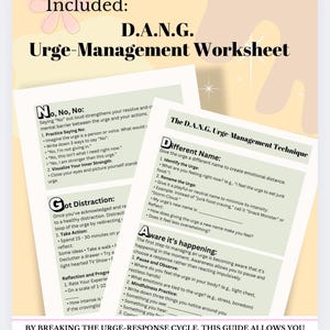 Urge Management DANG Method Recovery Guide Addictive Behaviors ...