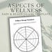 Wellness Wheel Therapy Worksheet Wellness Log Therapist Toolkit for ...