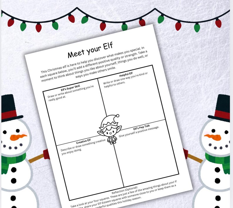 Christmas Feelings Activity Pages: Kids Holiday Worksheets (PDF) - Etsy