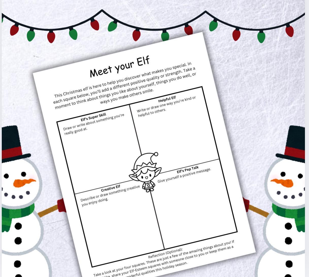 Christmas Feelings Activity Pages: Kids Holiday Worksheets (PDF) - Etsy