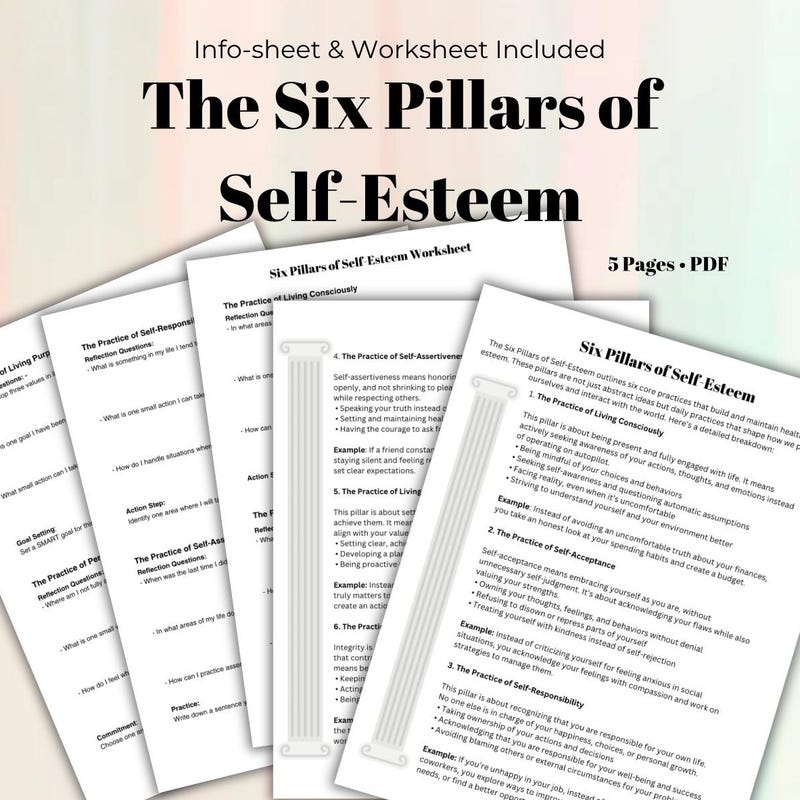 Self Esteem Bundle Adults - Etsy