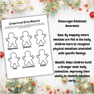 Kids Christmas Therapy Worksheets: Emotional Check-in Activities ...