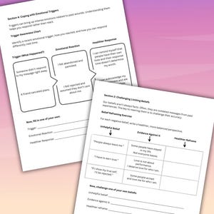 Healing Attachment Wounds Guided Workbook Trauma Recovery Secure ...