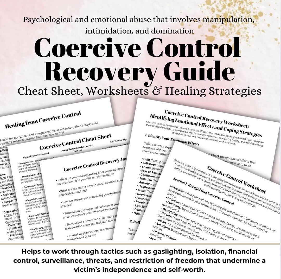 Coercive Control Recover Guide Psychological and Emotional Abuse ...
