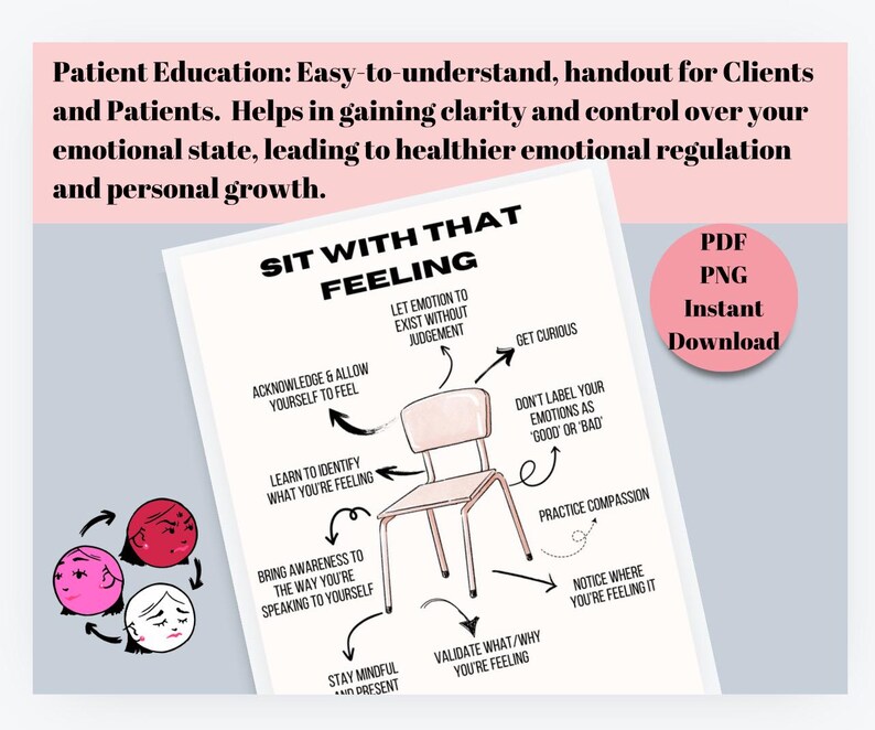 Sitting With Our Emotions Therapist Toolkit Emotional Self Awareness ...