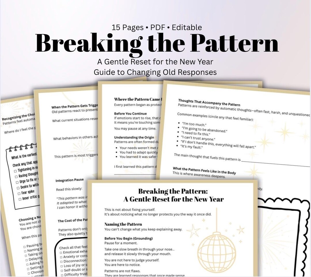 Pattern Interrupt Trauma-informed Workbook for Emotional Regulation ...