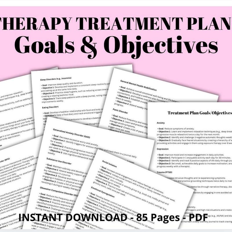 Goal Planning Pdfs - Etsy