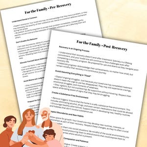 Addiction Recovery Roadmap | Relapse Prevention Workbook | Family ...
