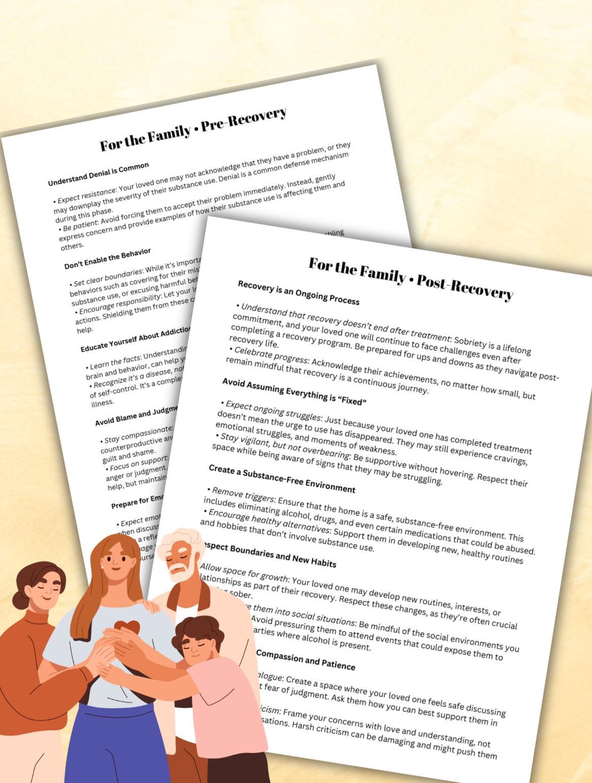 Addiction Recovery Roadmap | Relapse Prevention Workbook | Family ...