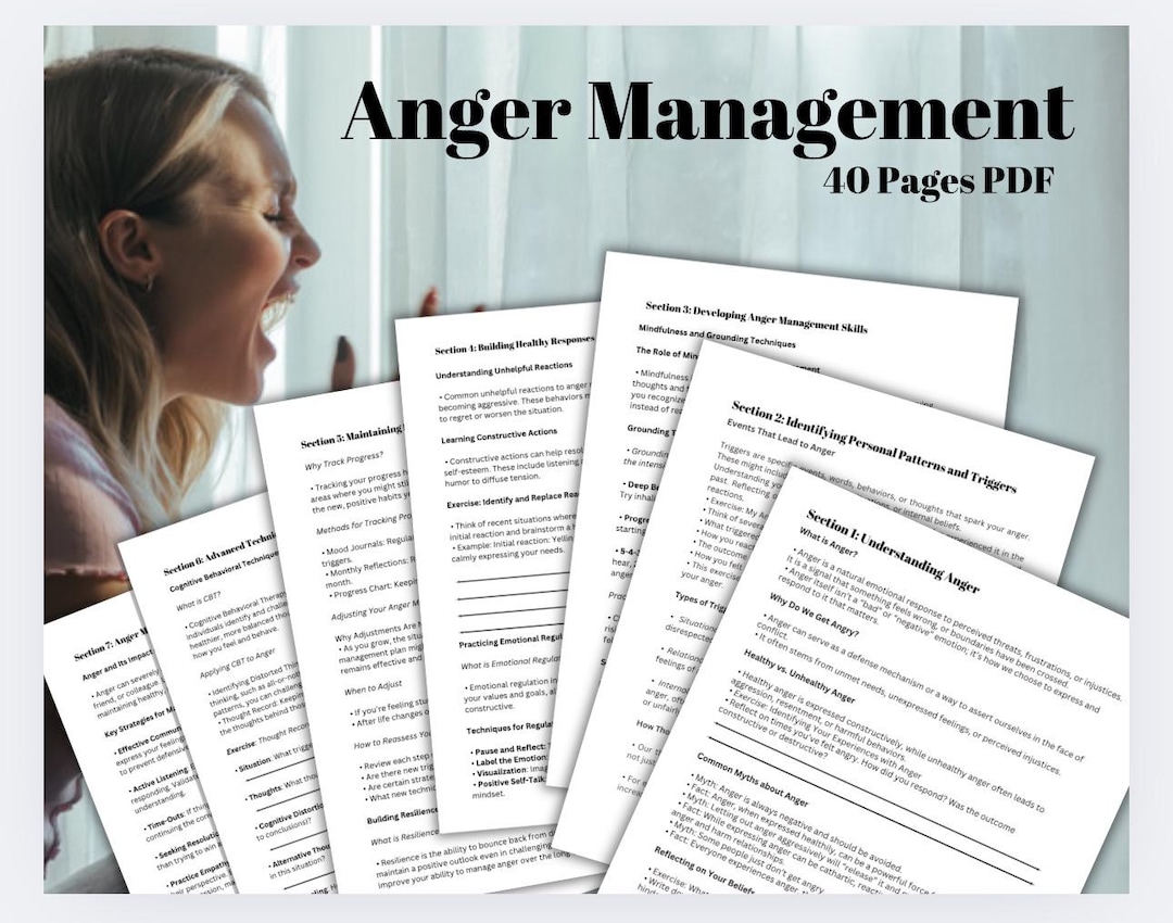 Anger Management Understanding Anger Triggers Therapy Resource ...