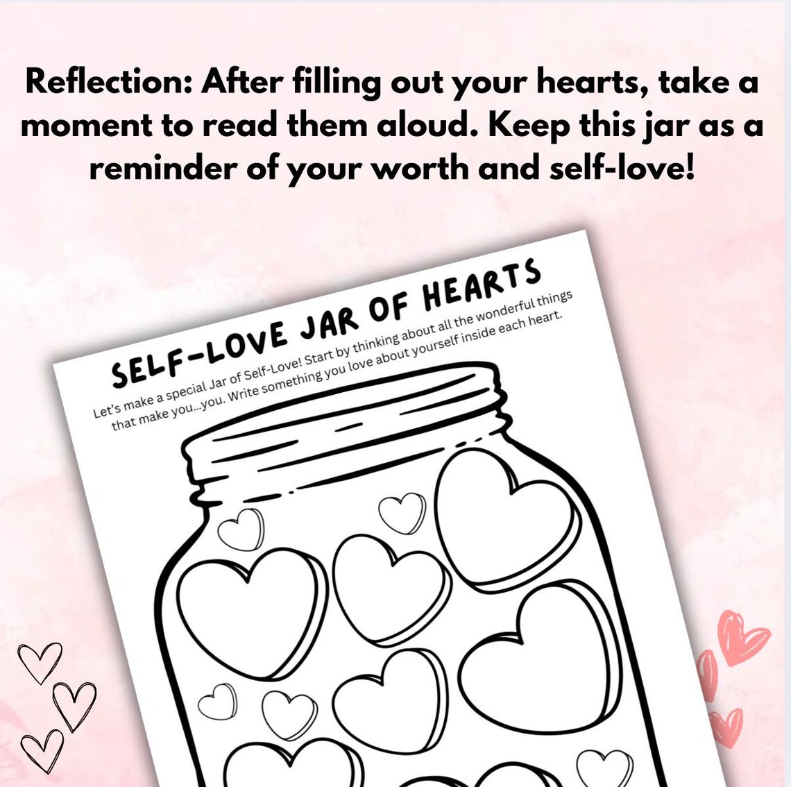 Children Self Love Confidence Worksheets for Kids and Teens Play ...