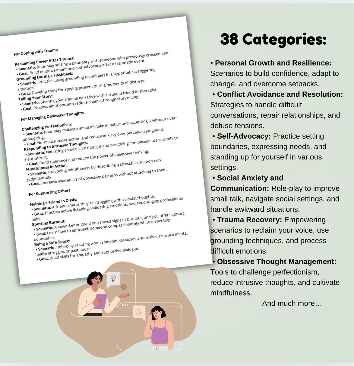 Therapy Role Play Ideas Toolkit Therapist Tool Healing and Emotional ...