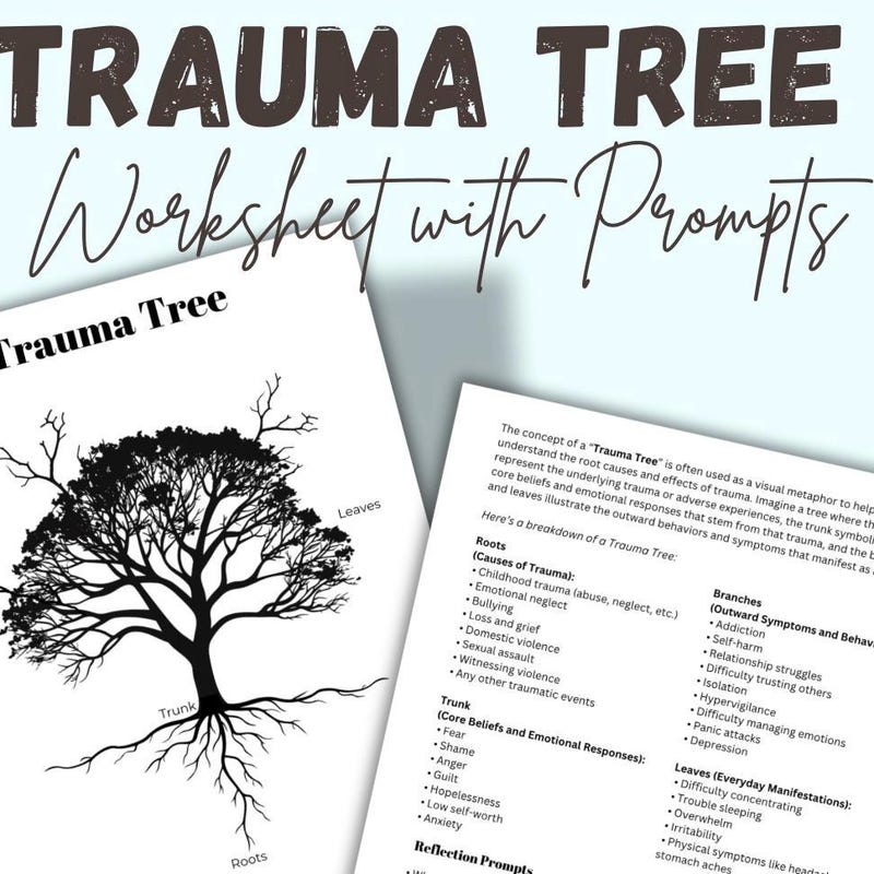 Mental Health Trauma Tree - Etsy