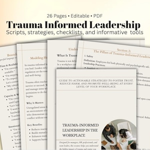 Workplace Trauma-informed Leadership Guide HR Manager Toolkit ...