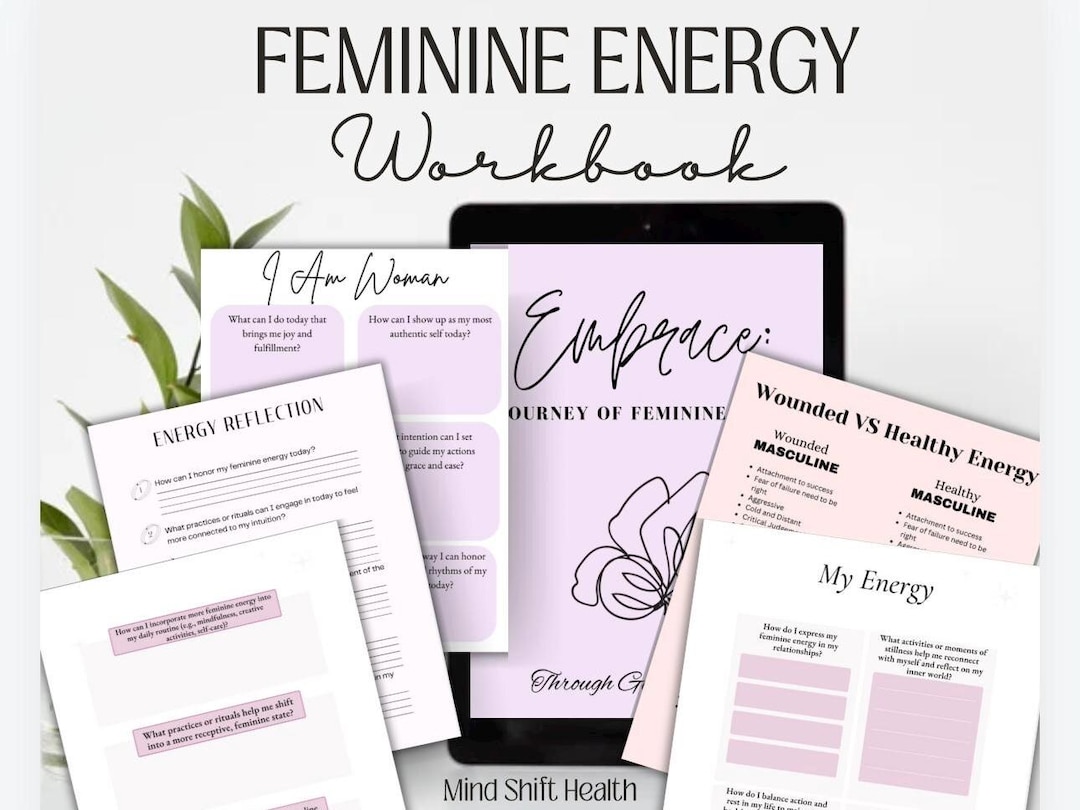 Feminine Energy Healing Workbook (digital Download) - Etsy