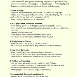 Person-centered Therapy Questions, Self-reflection Toolkit (PDF ...