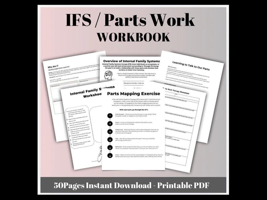 IFS Parts Work Mapping Exercise Worksheets Internal Family Systems ...