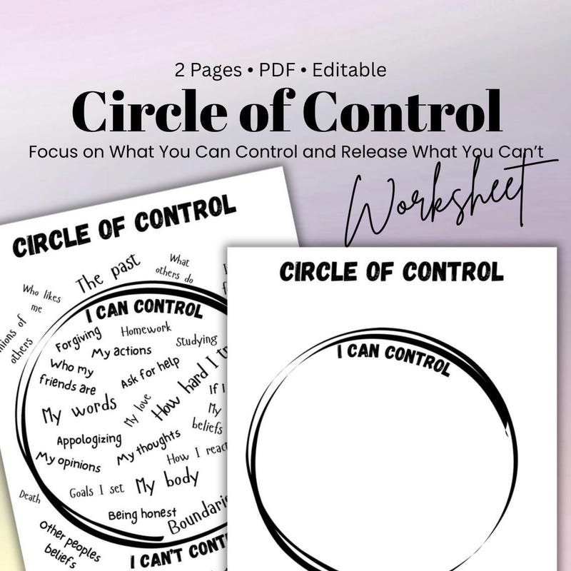 I Can Cannot Control - Etsy