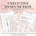 Executive Function Dysfunction Cheat Sheet Regulate Thoughts ...