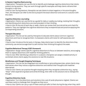 Cognitive Distortions Cheat Sheets Cognitive Distortions With Solutions ...