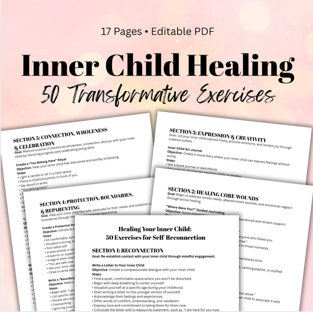 Inner Child Healing and Self-reclamation Step-by-step Coping Skills ...