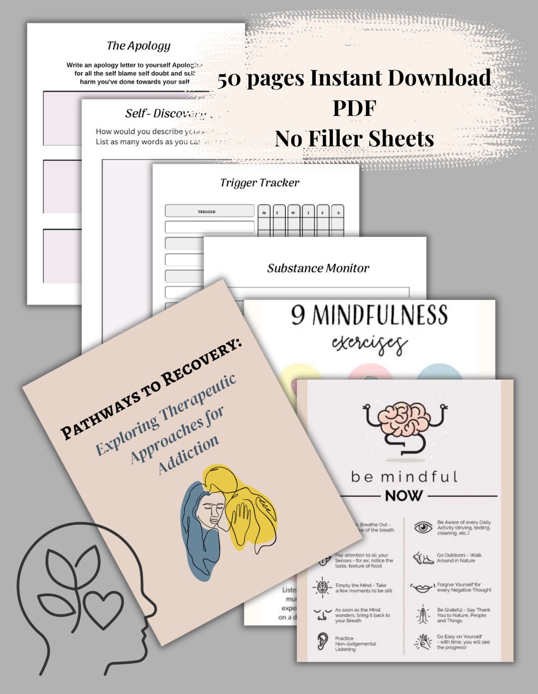 Recovery From Substance Abuse Relapse Prevention Plan Worksheets ...
