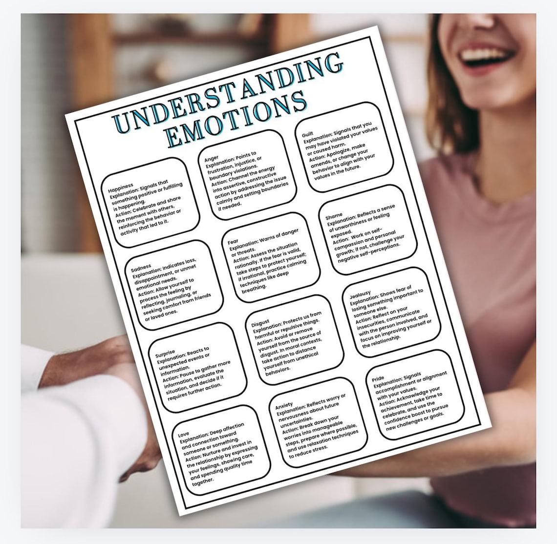 Understanding Emotions Therapy Worksheet What Am I Feeling Emotional ...