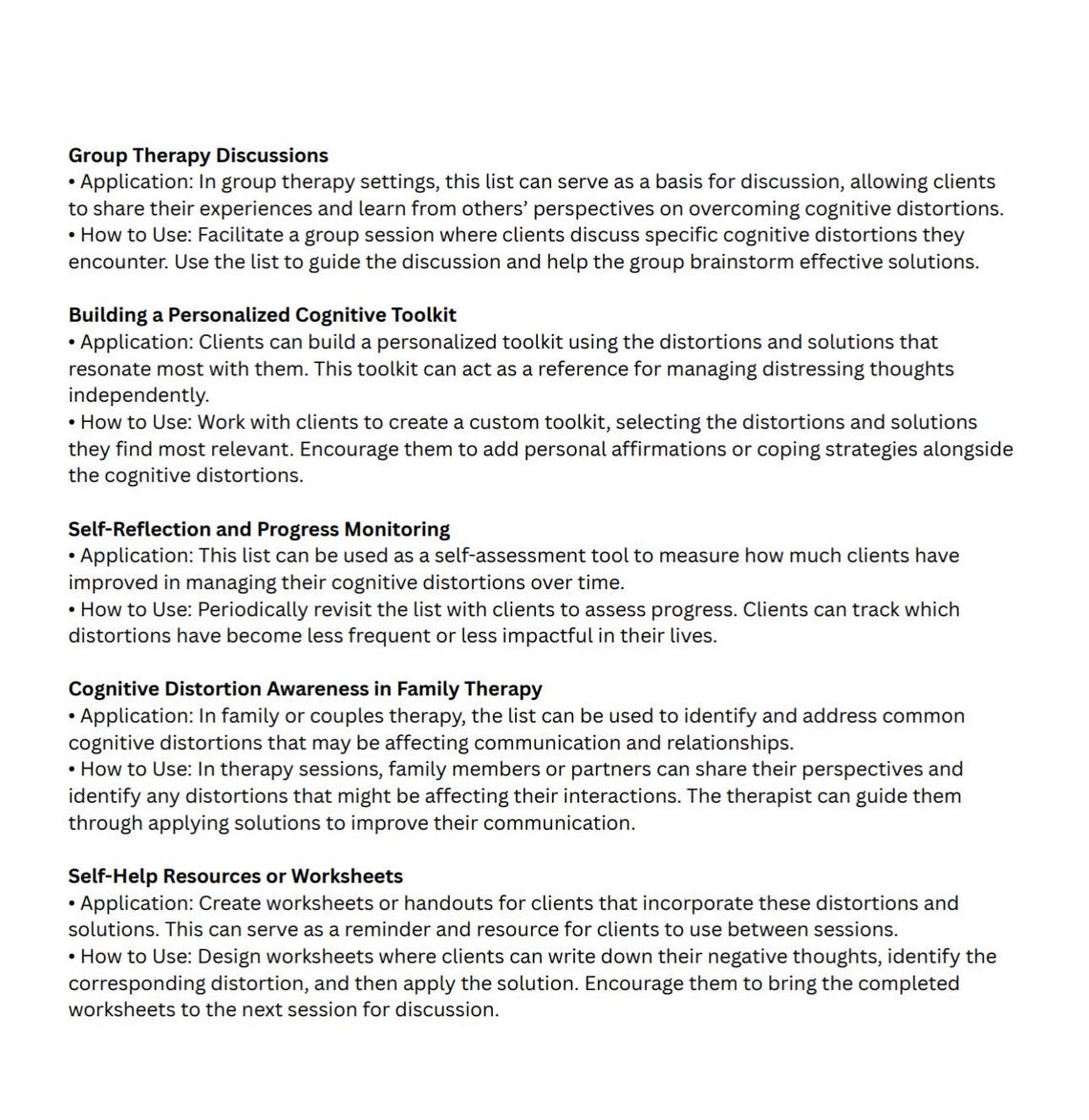 Cognitive Distortions Cheat Sheet: Therapy & Self-growth Tool (PDF) - Etsy