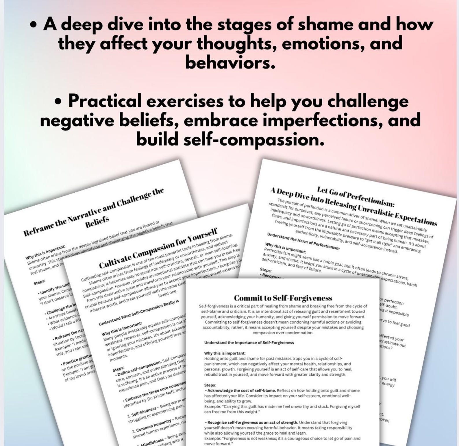 Shame Workbook: Understanding & Coping Skills (PDF Download) - Etsy
