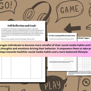 Device Addiction Screen Time Addiction Workbook for Teens With Internet ...