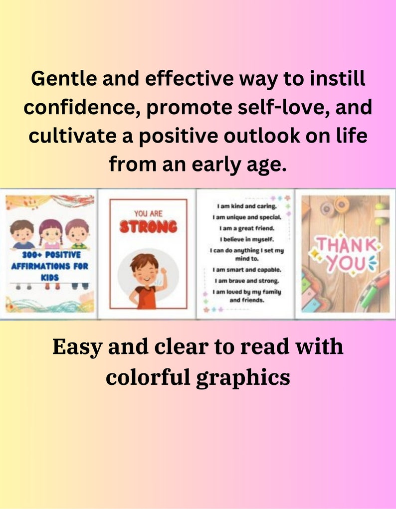 Affirmations for Kids Classroom Posters for Positive Mental Health ...