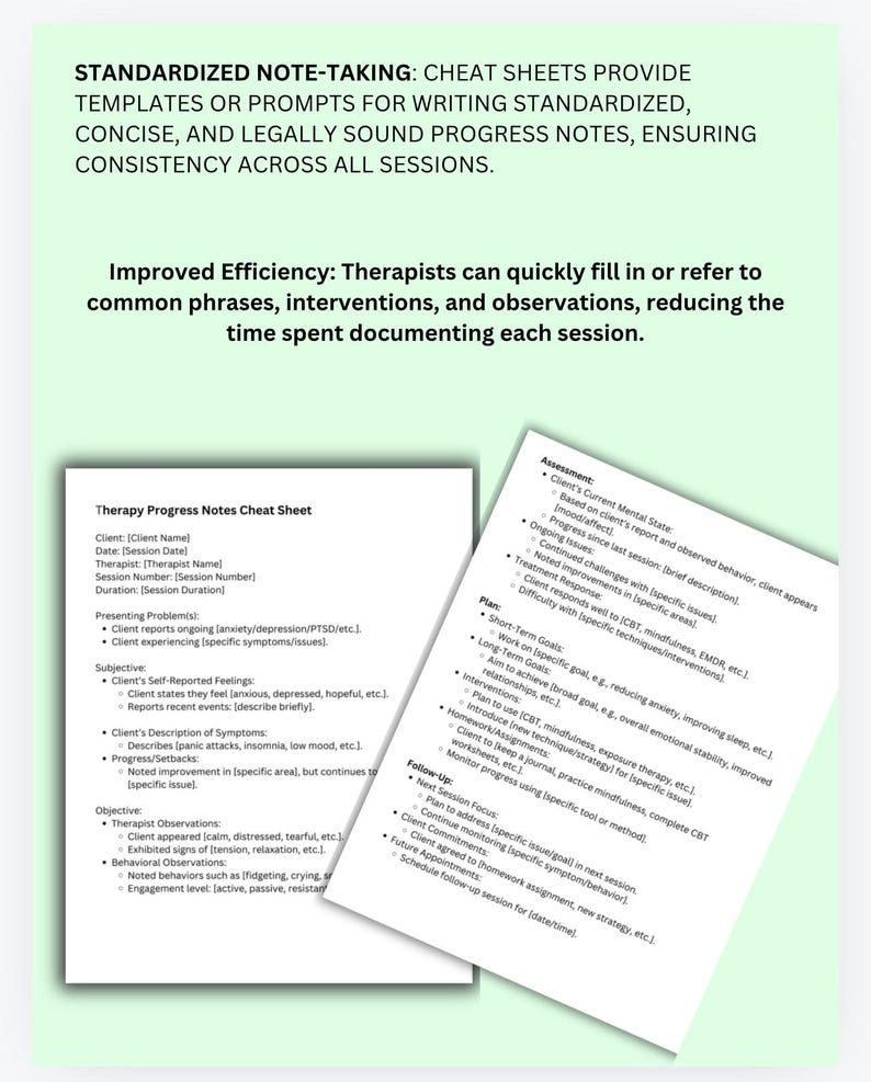 Therapy Cheat Sheets Bundle | Session Scripts, CBT Exercises (PDF) - Etsy