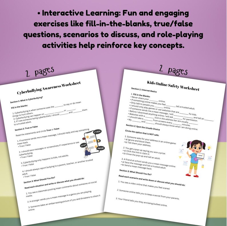 Online Child Safety Guide Cyberbullying Digital Device Tech Agreement ...