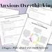 Managing Anxious Overthinking Coping With Anxiety Relief Worksheets ...