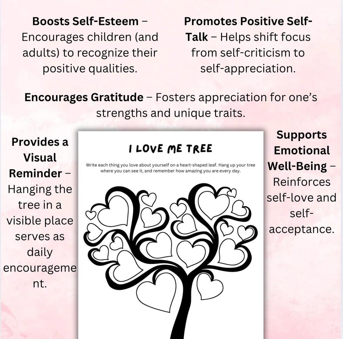 Children Self Love Confidence Worksheets for Kids and Teens Play ...