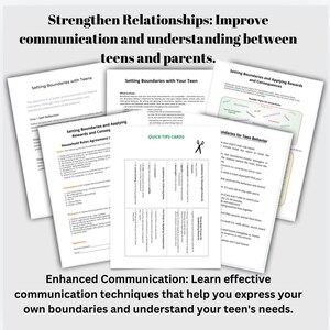 Healthy Boundaries for Teens and Parents Boundary Setting Strategies ...