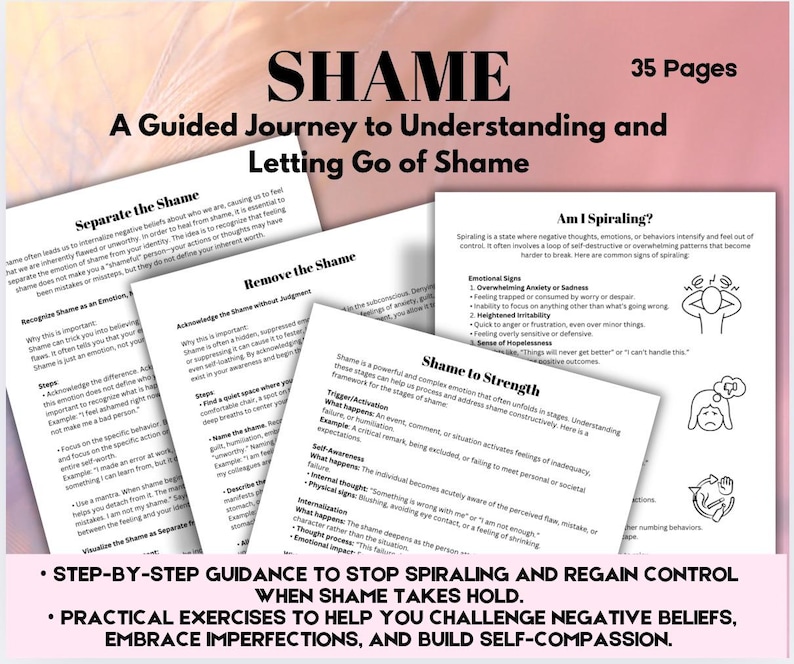 Shame Workbook: Understanding & Coping Skills (PDF Download) - Etsy