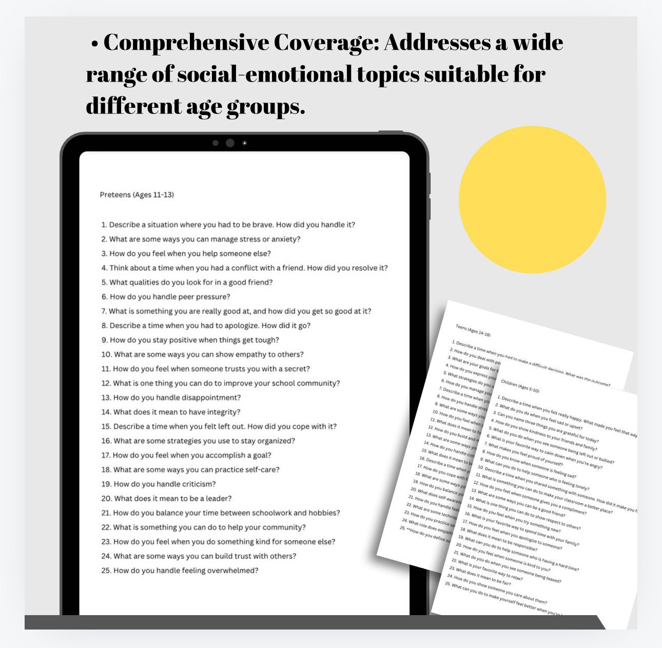 SEL Prompts Social-emotional Learning Emotional Intelligence Self ...