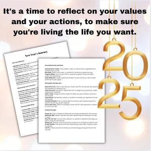 2026 New Year Reflection Guide: Goal Planner, Intentions Activity (PDF ...