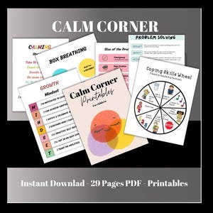 Kids Coping Skills Toolbox Social Emotional Learning Kit for Mental ...