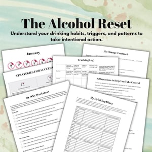 Alcohol Reset Guide: Habit Tracker & Drinking Diary (PDF) - Etsy