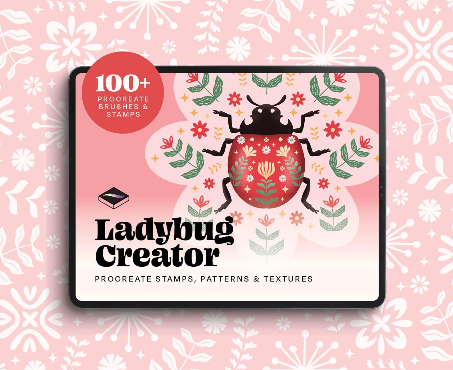 Ladybug Procreate Brush Set – Build Cute Insect Art With Patterns ...