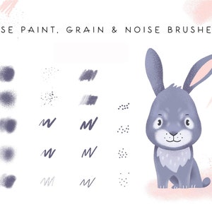 Forest Animals, Plants and Wreaths Stamp and Paint Brushes for ...