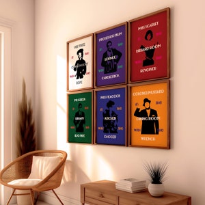 Clue | Wall Art | A5-A1 | Movie Poster | 1985 | Characters | Murder ...