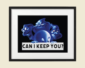 Halloween Casper Movie can I Keep You Quote Wall - Etsy