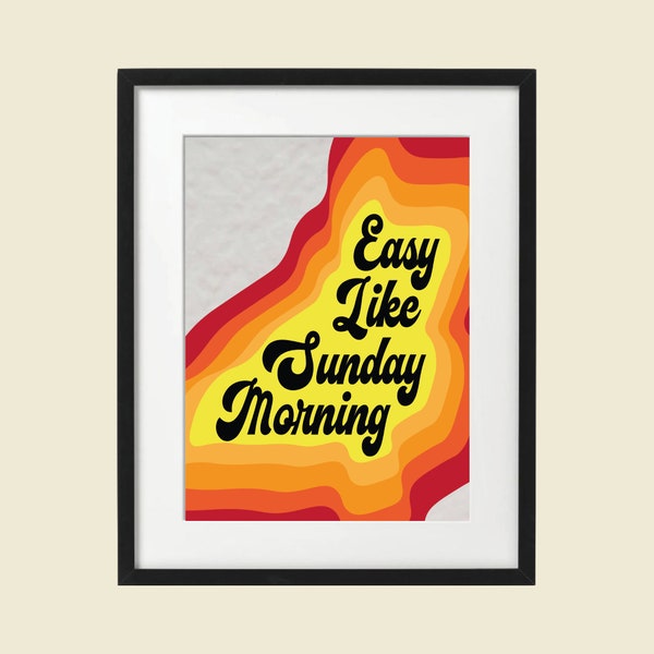 Lionel Richie Easy Like Sunday Morning - Etsy