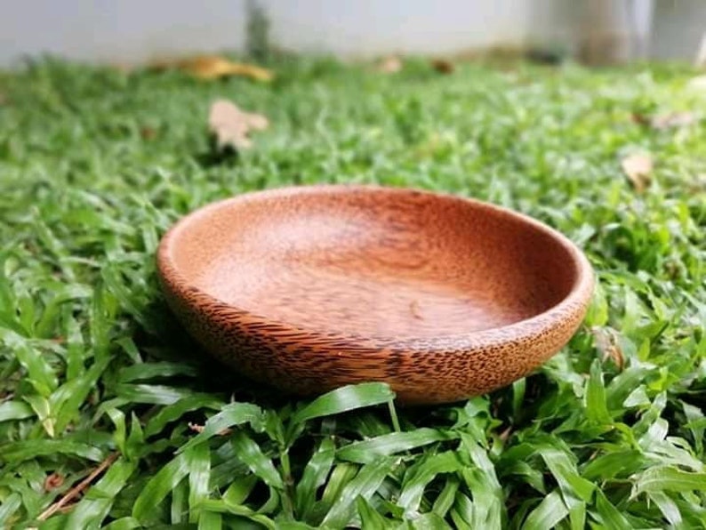Coconut Wood Plates Sizes of 7curry Bowl Coconut Bowl Home - Etsy
